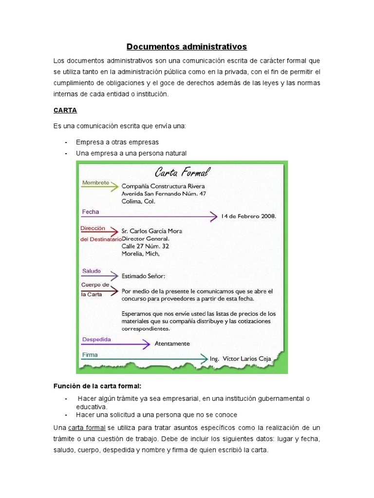 Documentos Administrativos | PDF
