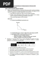 Ejercicios Resueltos de Costo de Oportunidad y FPP | PDF | Costo de oportunidad | Sistema económico