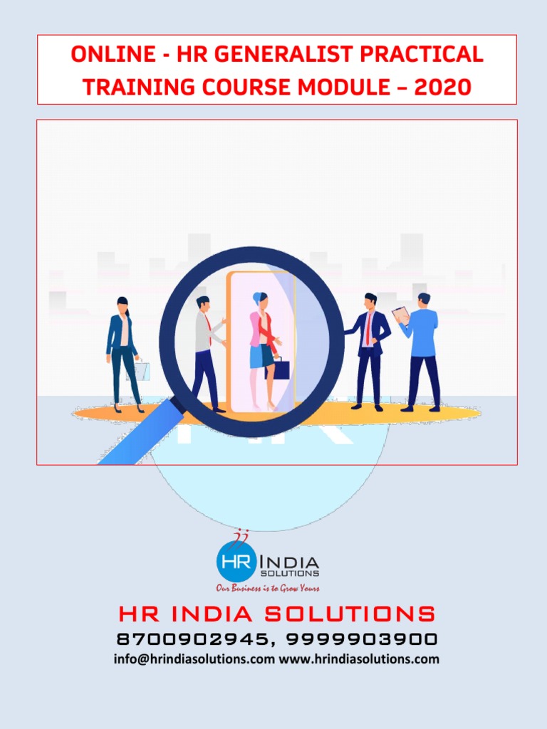 HR Generalist Online Training Basic v1.1 PDF | PDF | Payroll | Salary