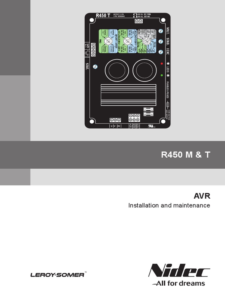 Installation and Maintenance: 3 Ph. Sensing | PDF | Power Supply ...