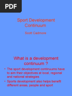 Sports Development Continuum Explained | PDF