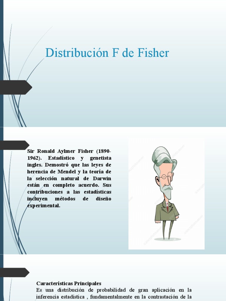 Distribución F de Fisher | PDF | Teoría estadística | Estadísticas