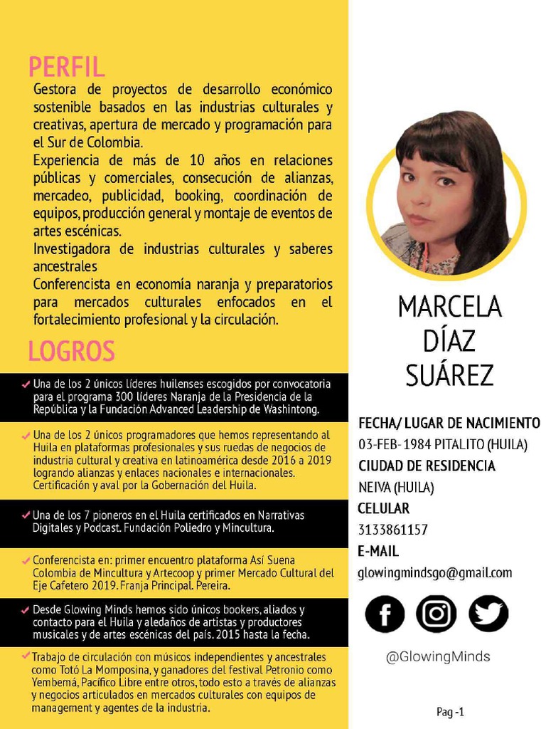 CV Marcela Díaz Full Ok | PDF