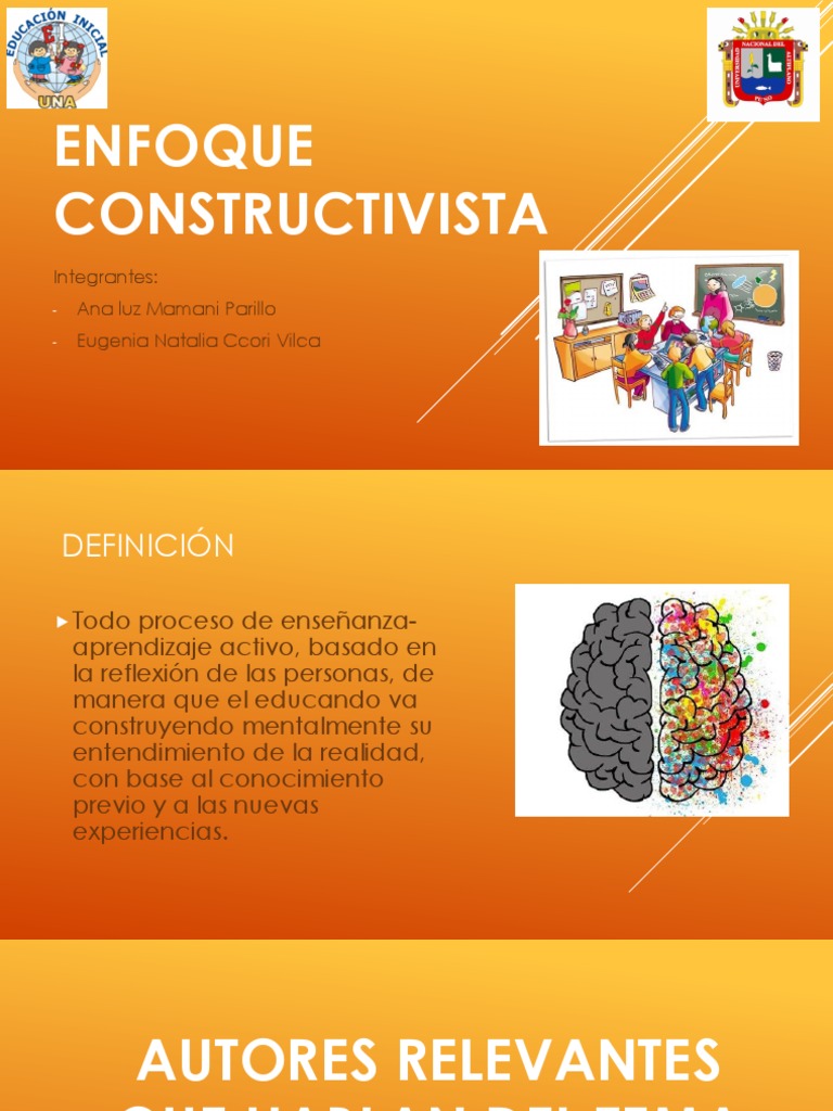 Enfoque Constructivista | PDF | Constructivismo (filosofía de la ...