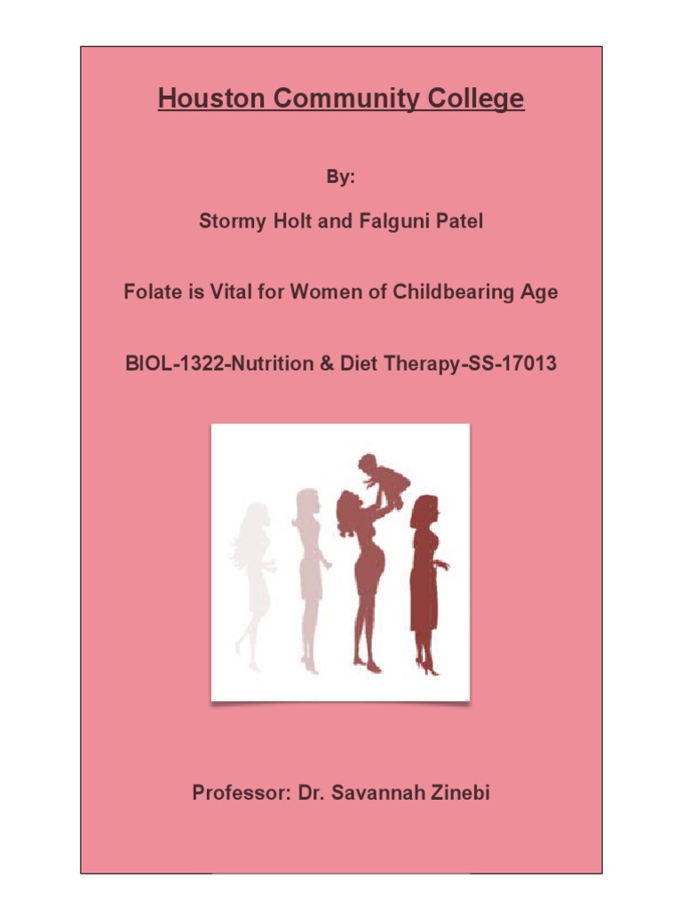Folate and Women of Child Bearing Age | PDF | Nutrition | Diet & Nutrition
