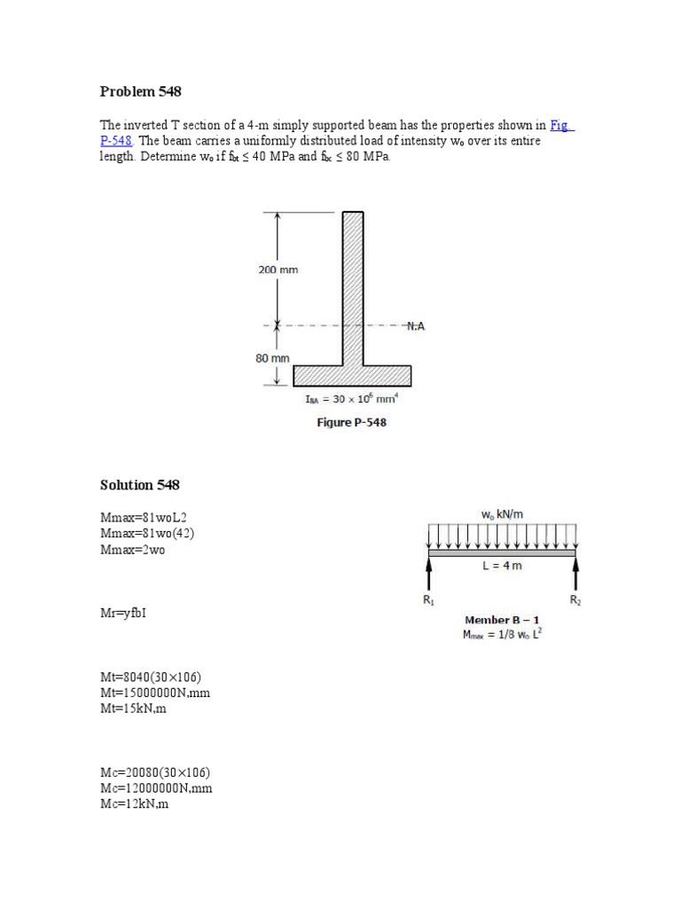 Chapter5.4 Unsymmetrical Beams | PDF | Bending | Beam (Structure)