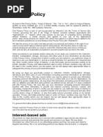 King Games Privacy Policy Overview | PDF | Http Cookie | Privacy