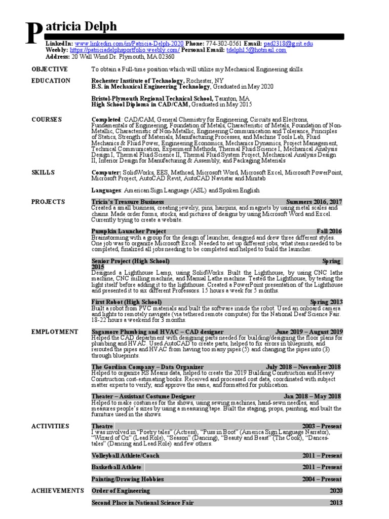 Delph Met Resume | PDF | Numerical Control | Engineering
