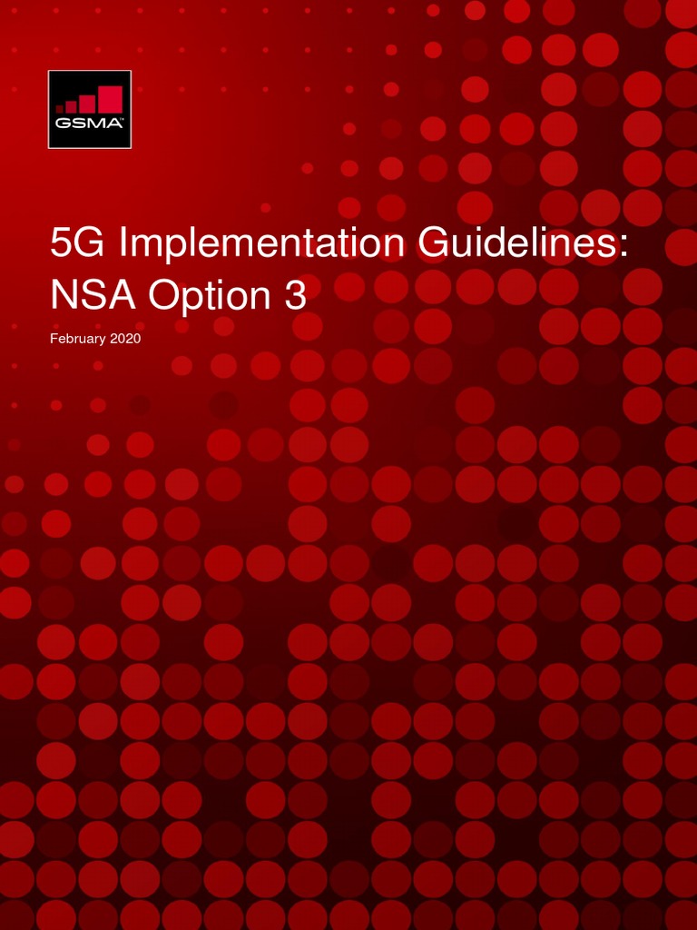 5g Implementation Guidelines Nsa Option 3 V2 1 Pdf Pdf 4 G Lte Telecommunication