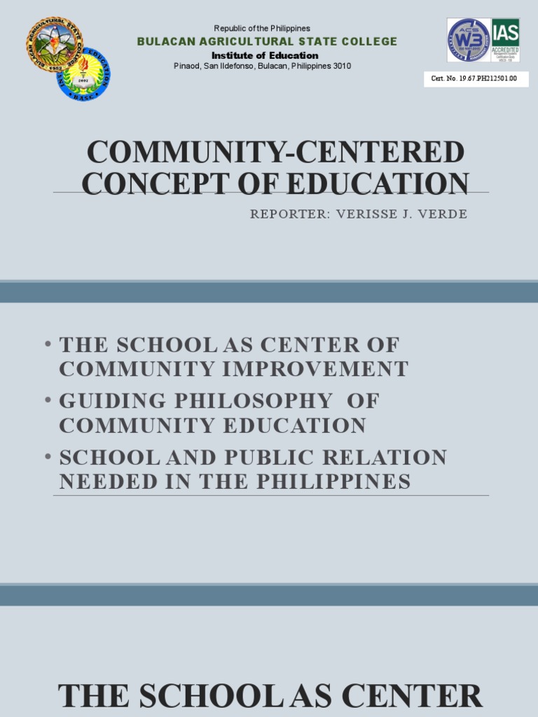 Community Centered Concept of Education | PDF | Schools | Classroom