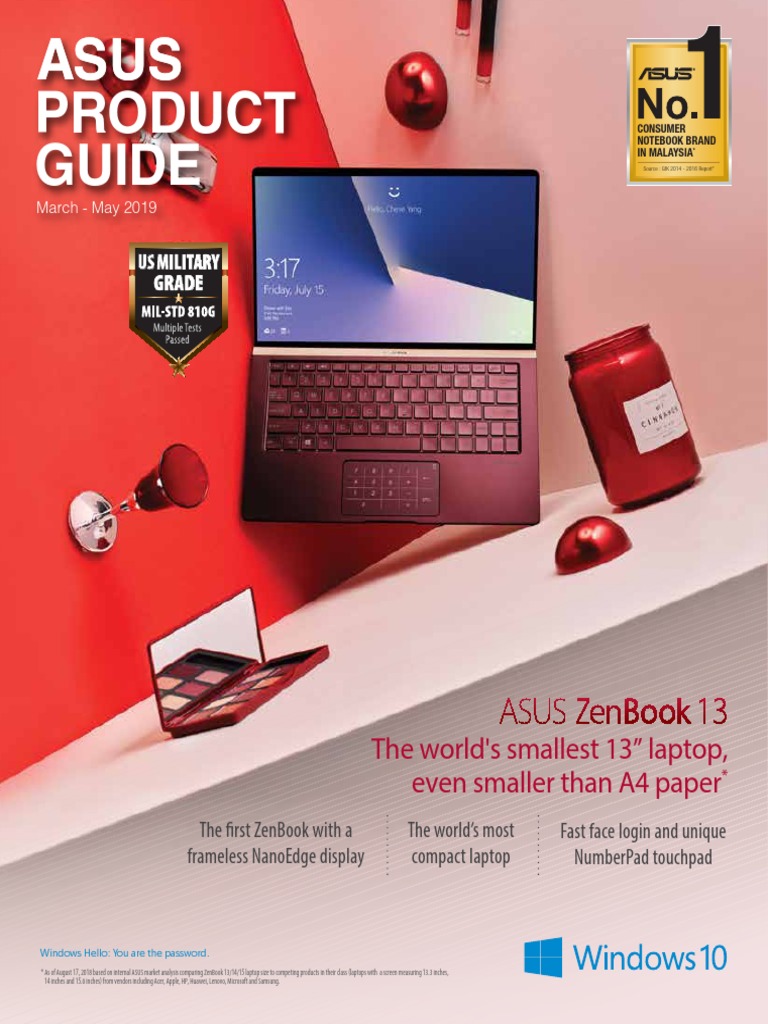 Asus Asus Product Guide: The World's Smallest 13" Laptop, Even Smaller ...