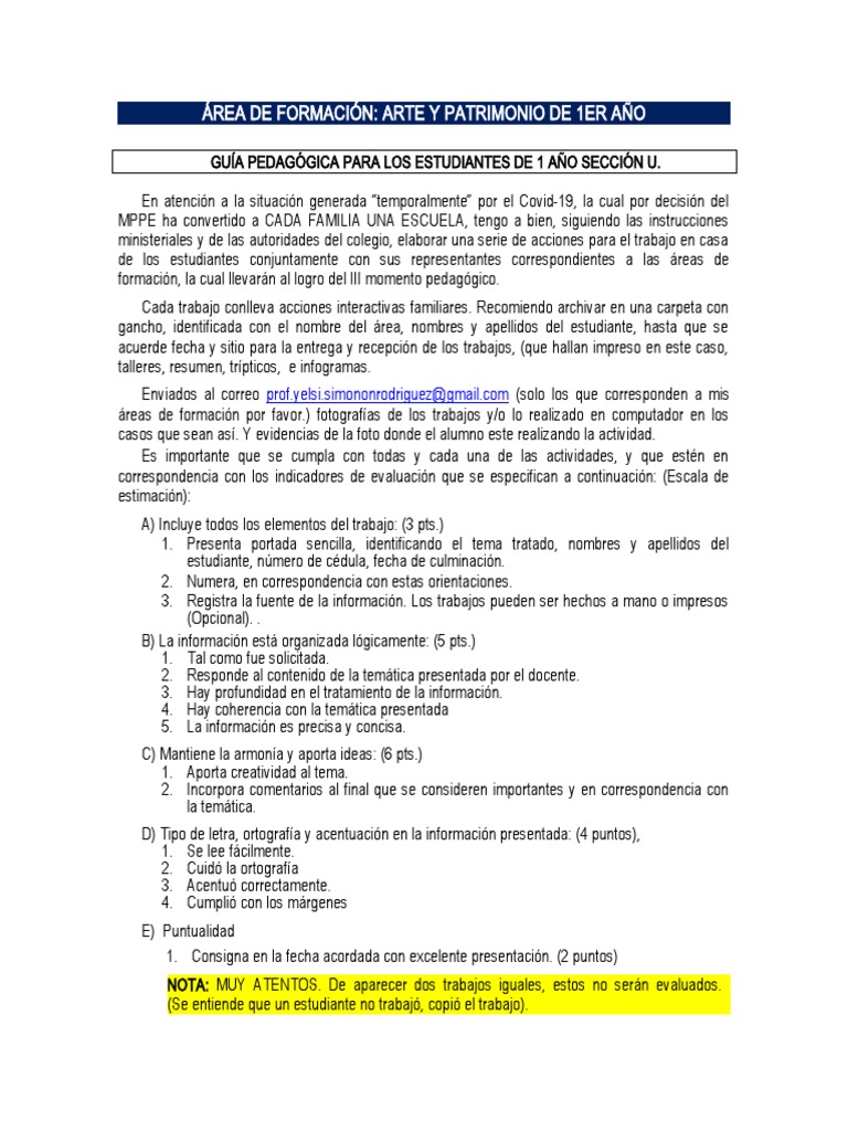 Arte y Patrimonio 1er Año | PDF | Multimedia | Comunicación