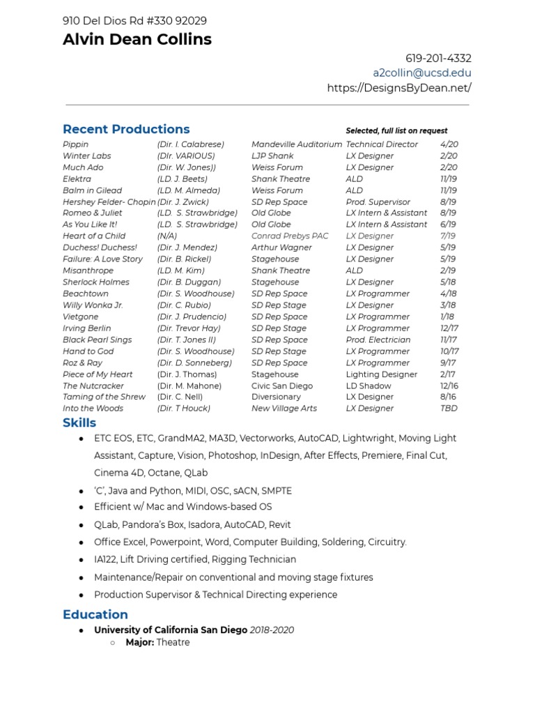 2020 Alvin Collins | PDF