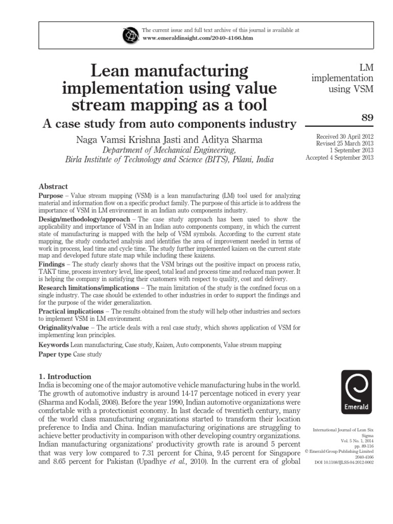 Lean Manufacturing Implementation PDF | PDF | Lean Manufacturing ...