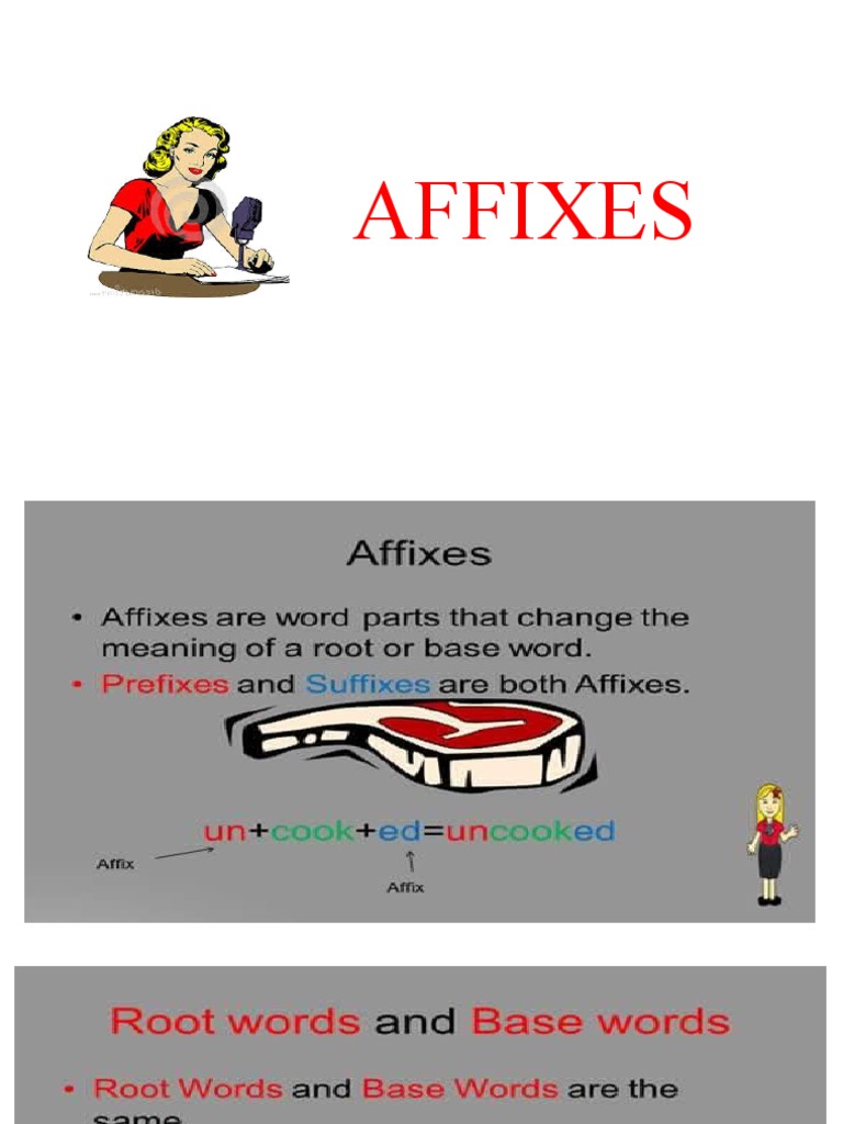 AFFIXES | PDF | Lexical Semantics | Semantic Units