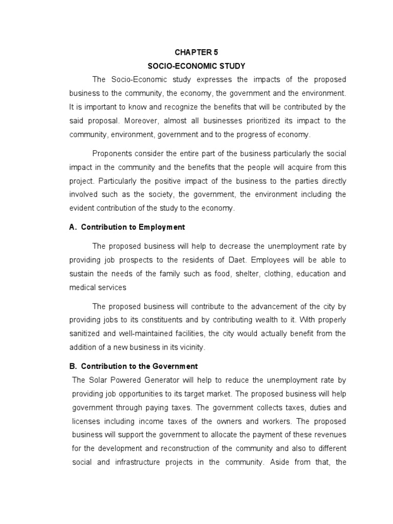 Chapter 5 Socio Economic Aspect Pdf Solar Power Taxes