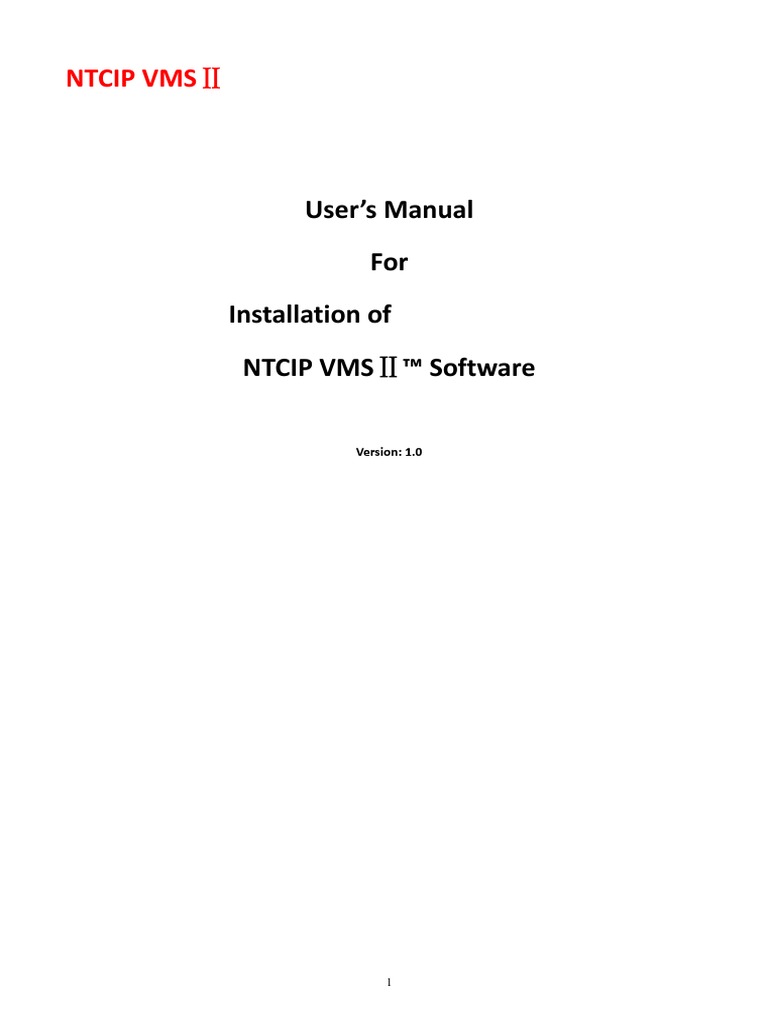 User Manual of NTCIP VMS | PDF | Computer File | Button (Computing)
