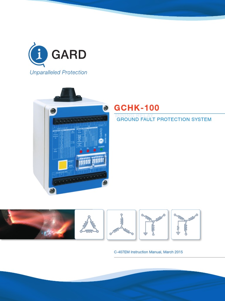 GCHK-100: Mining Relay | PDF | Relay | Fuse (Electrical)