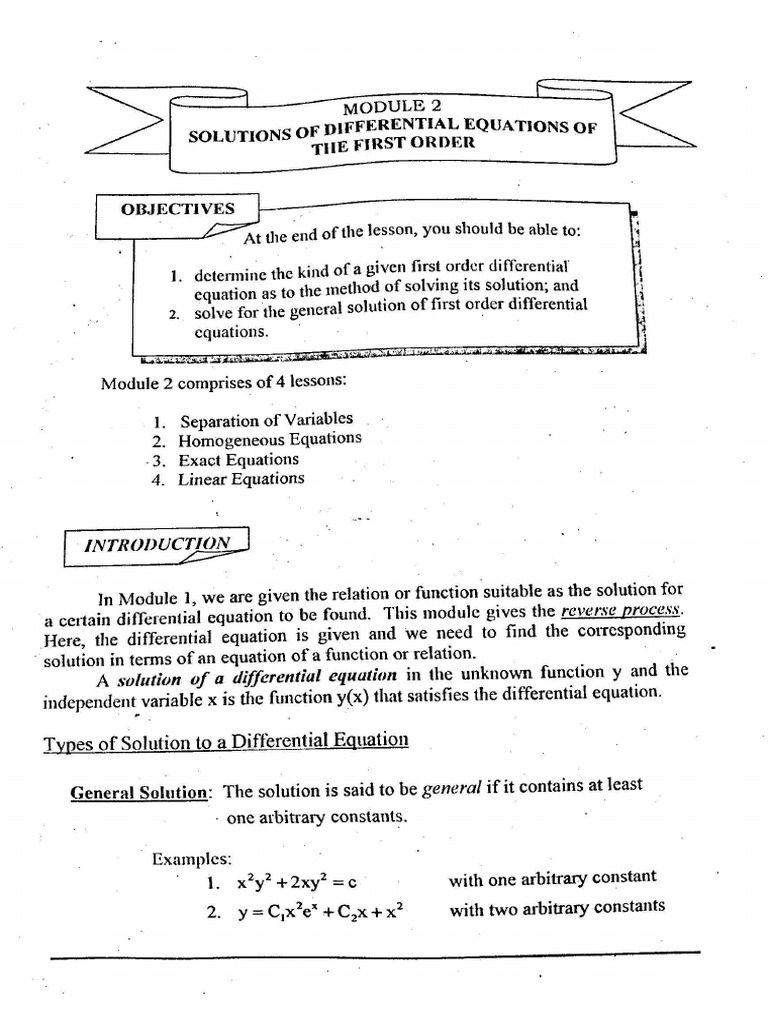 Differential Eq PDF | PDF