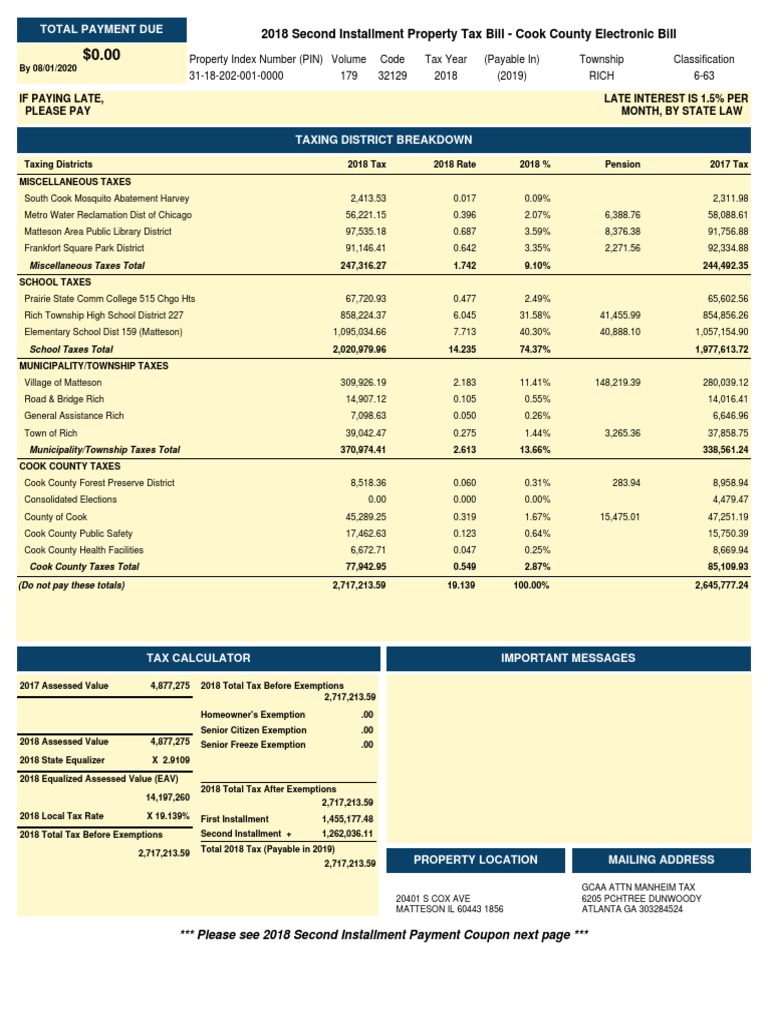 Manheim Tax Bill | PDF | Personal Finance | Taxes