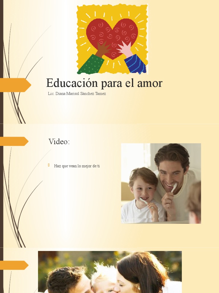 Educación Para El Amor Pdf Amor Autoestima