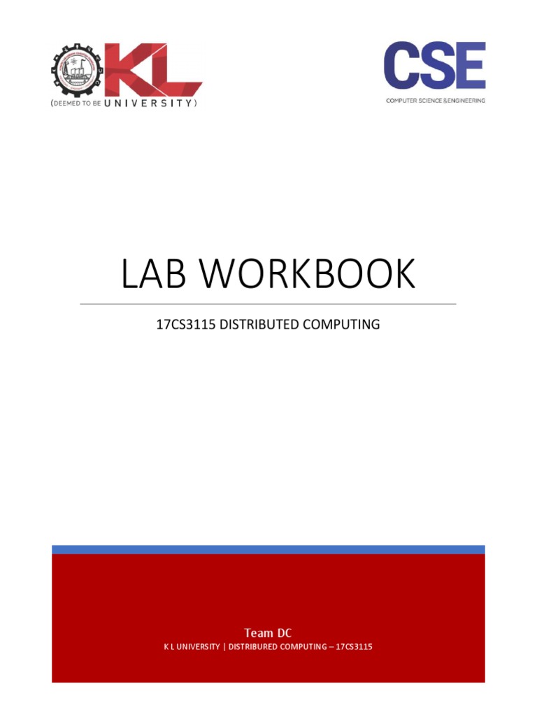 Distributed Computing Lab Workbook V1.0 | PDF | Map Reduce | Message ... Distributed Computing Lab Workbook V1.0 | PDF | Map Reduce | Message ...