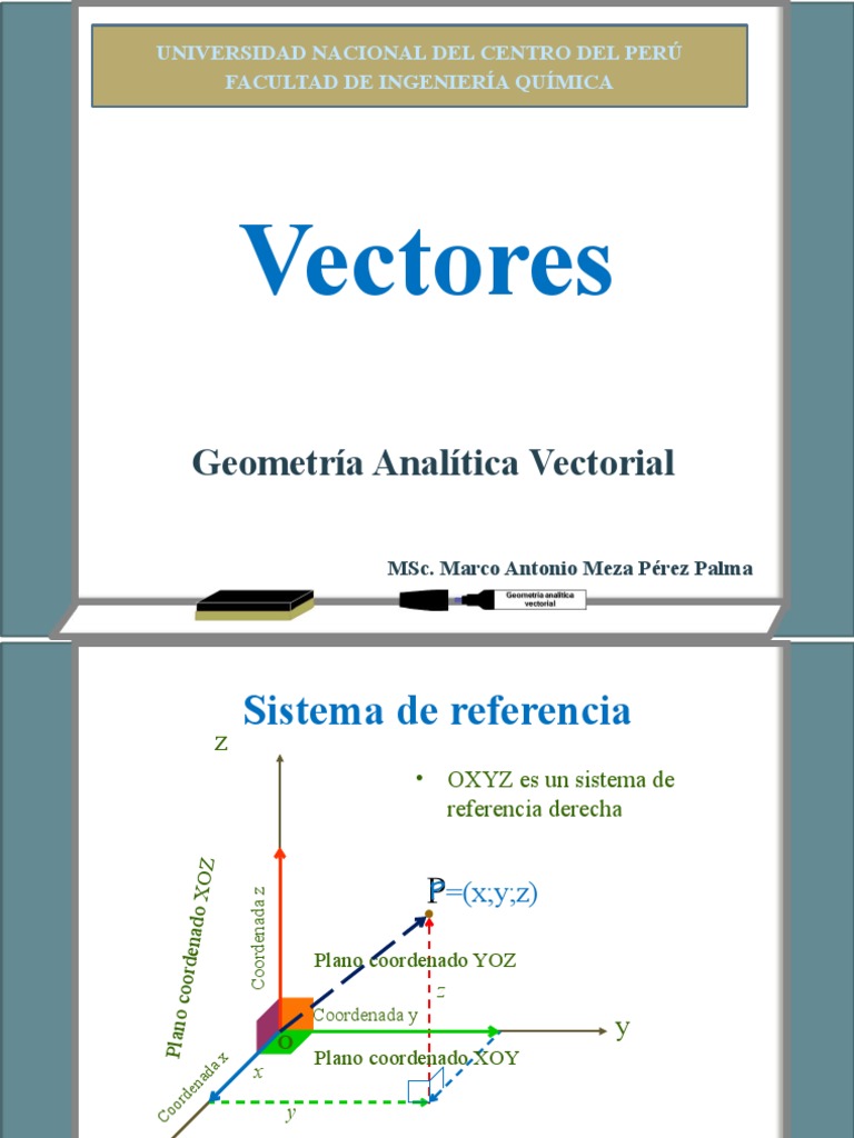 Vectores: Geometría Analítica Vectorial | Vector Euclidiano | Álgebra