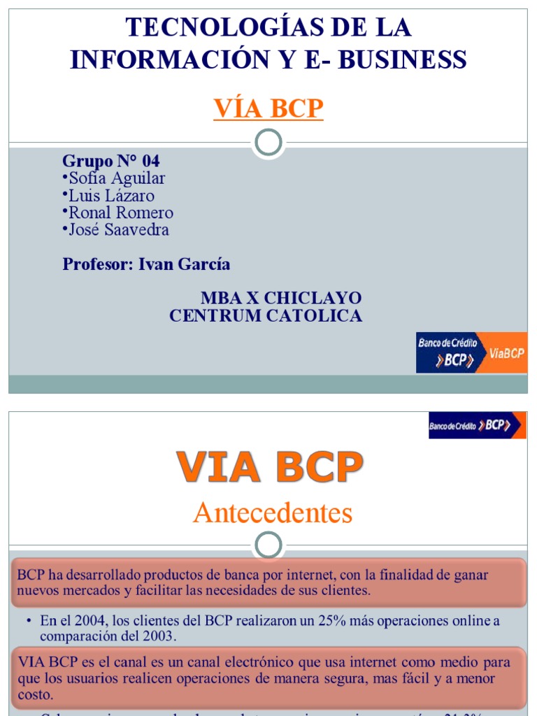 Caso Via BCP | PDF | Negocios