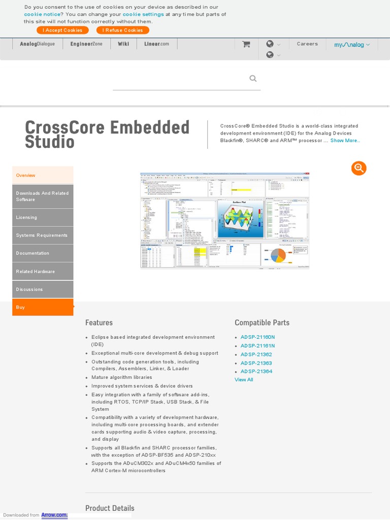 Crosscore Embedded Studio: Features Compatible Parts | PDF | Embedded ...