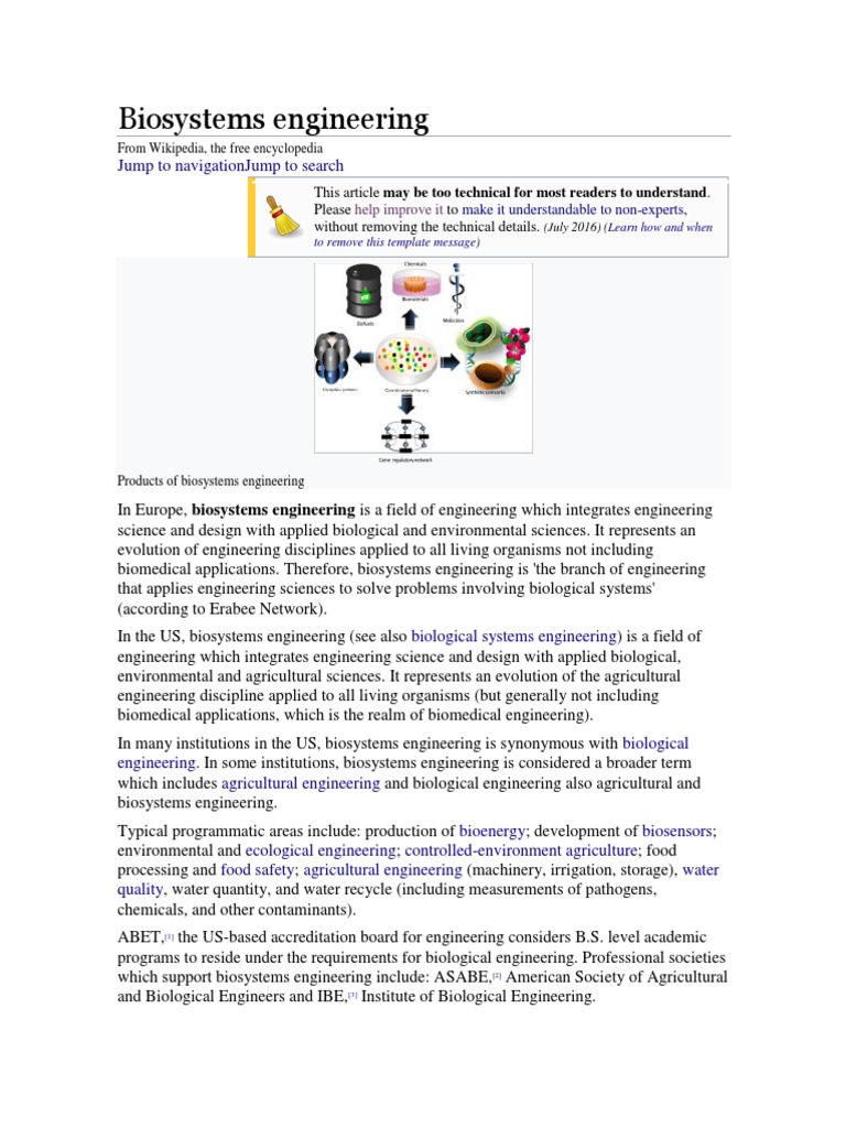 Biosystems Engineering | Download Free PDF | Natural Sciences | Engineering