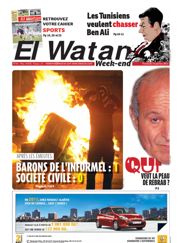 El-Watan 20110114 | PDF | Algérie