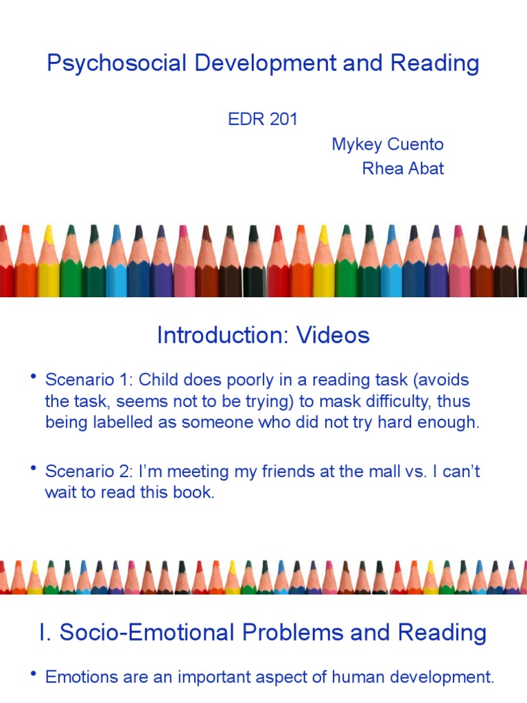 Psychosocial Development and Reading | PDF | Reinforcement | Social ...