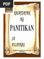 ANG PANITIKANG FILIPINO Module | PDF