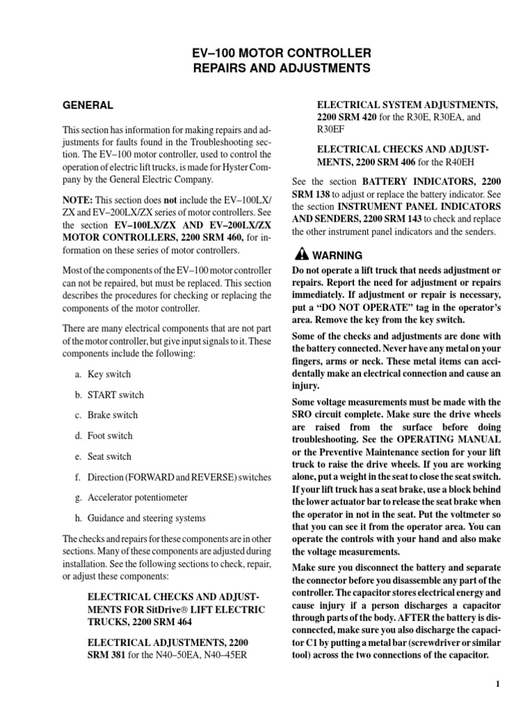 EV-100 Motor Controller Repair Guide | PDF | Electrical Connector | Diode