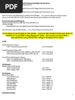 BMW Coding Parameters - F30 - For 3 and 4 Series | PDF | Motor Vehicle ...