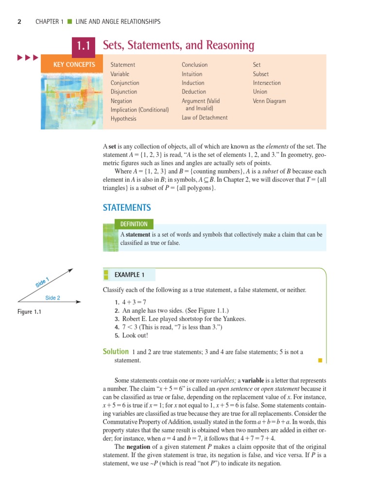 Geometry Basics for Students | PDF | Deductive Reasoning | Argument