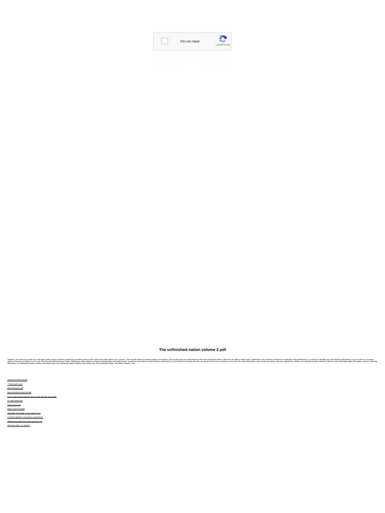 The Unfinished Nation Volume 2 PDF | PDF