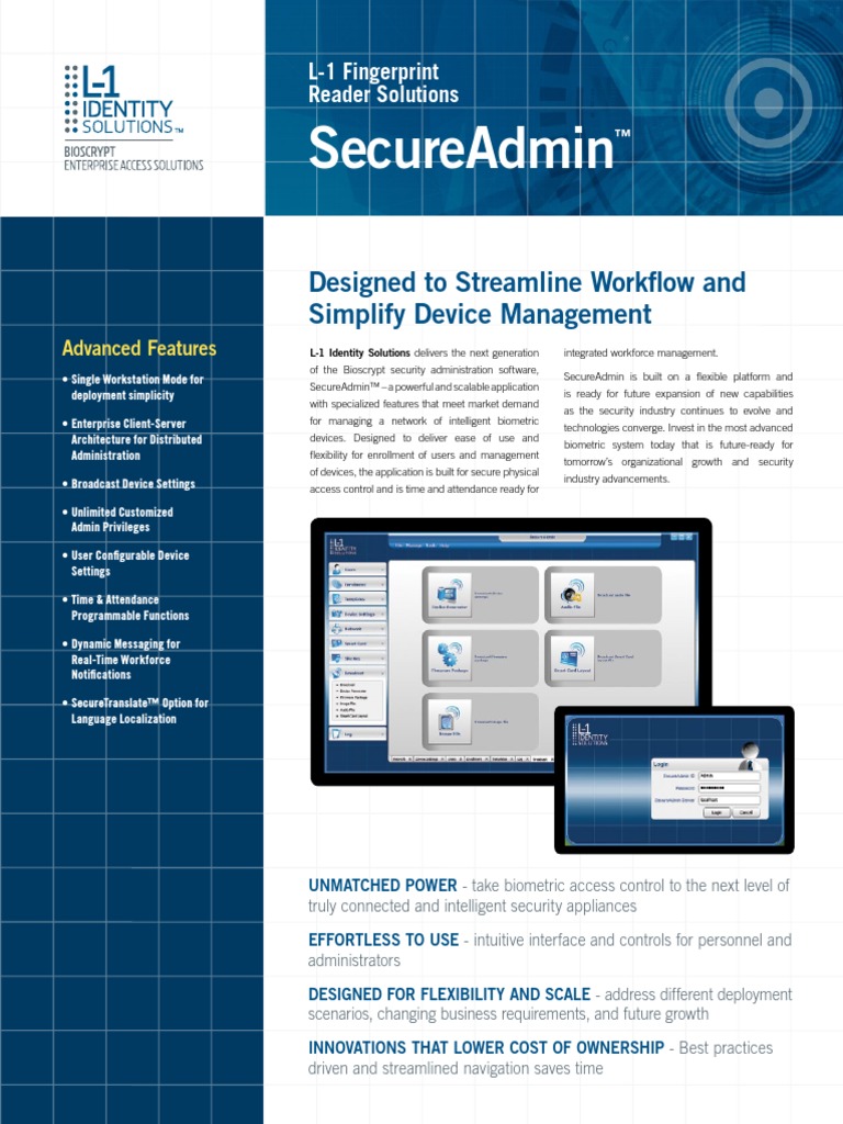 Secureadmin: Designed To Streamline Workflow and Simplify Device ...