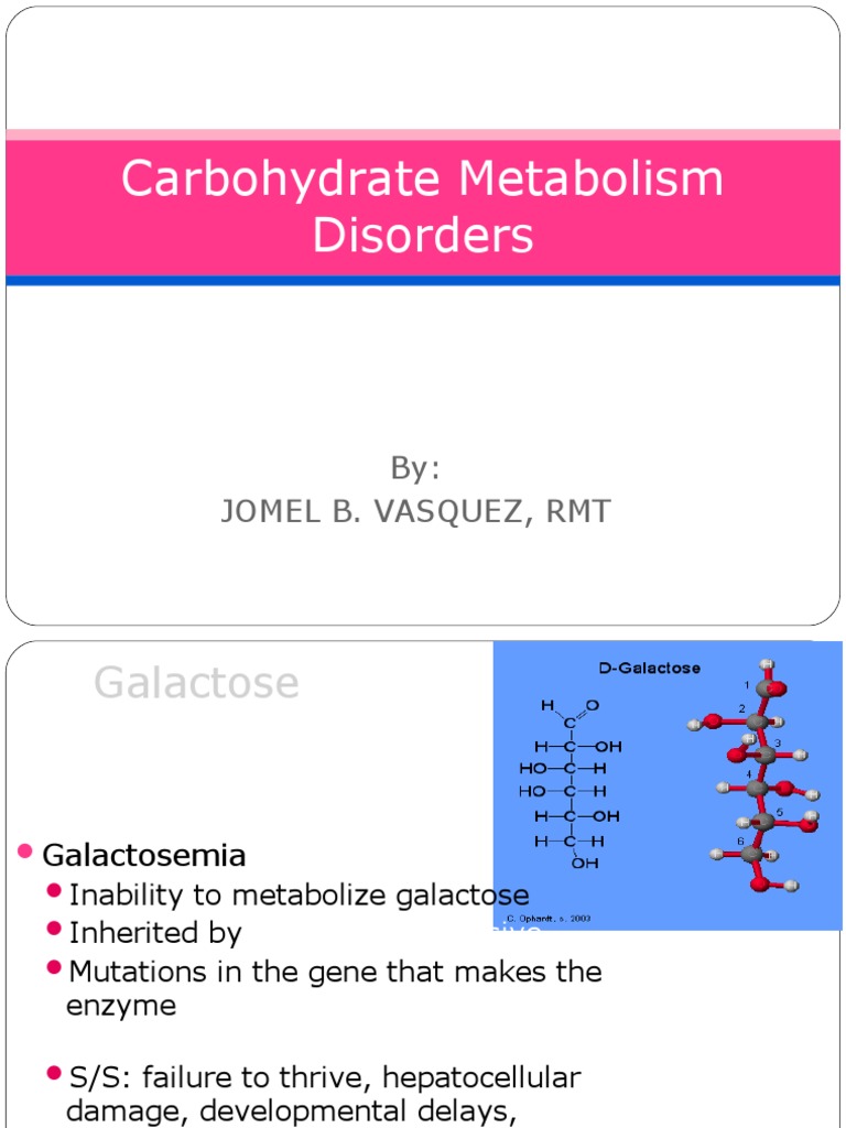 Carbohydrate Metabolism Disorders | PDF | Glycogen | Medical Specialties