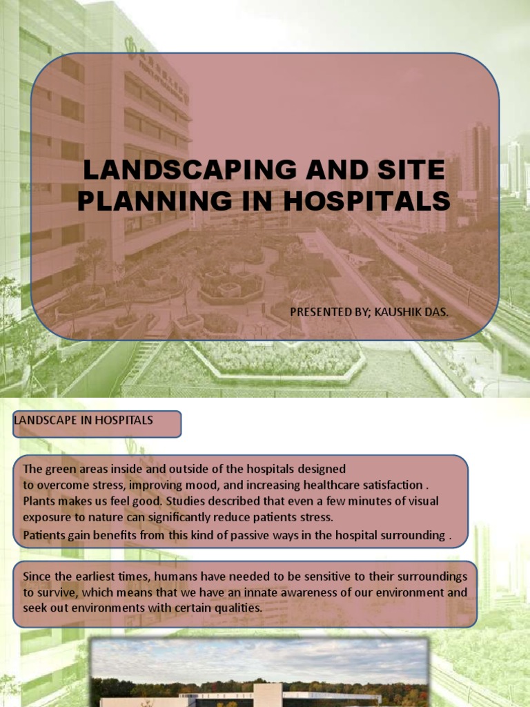 Hospital Case Study | PDF | Gardens | Hospital