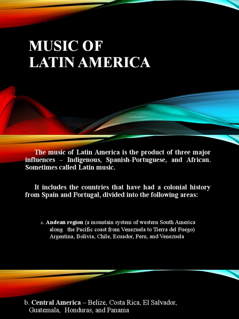 Influences on Latin American Music | PDF | Central America | Latin America