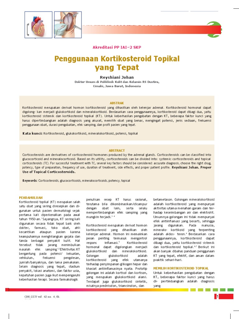 CPD-Penggunaan Kortikosteroid Topikal Yang Tepat | PDF | Pengembangan ...
