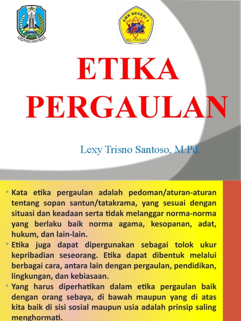 Etika Pergaulan | PDF