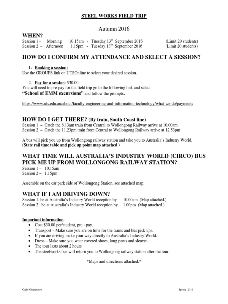 BlueScope Information Kit Spring 2016 | PDF | Public Transport ...