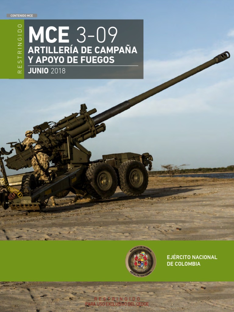 Mce 3-09 Artilleria de Campaña y Apoyo de Fuegos PDF | PDF | Artillería | Guerra antiaérea