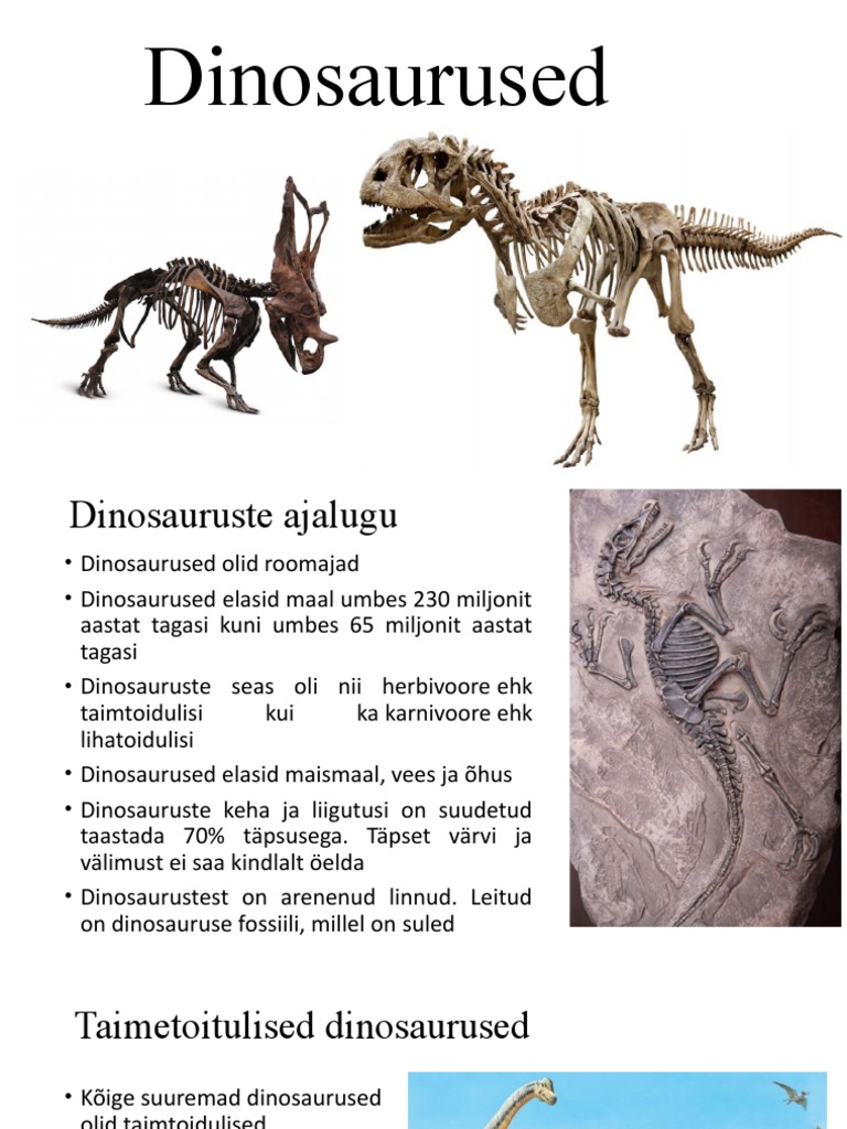 Dinosaurused | PDF