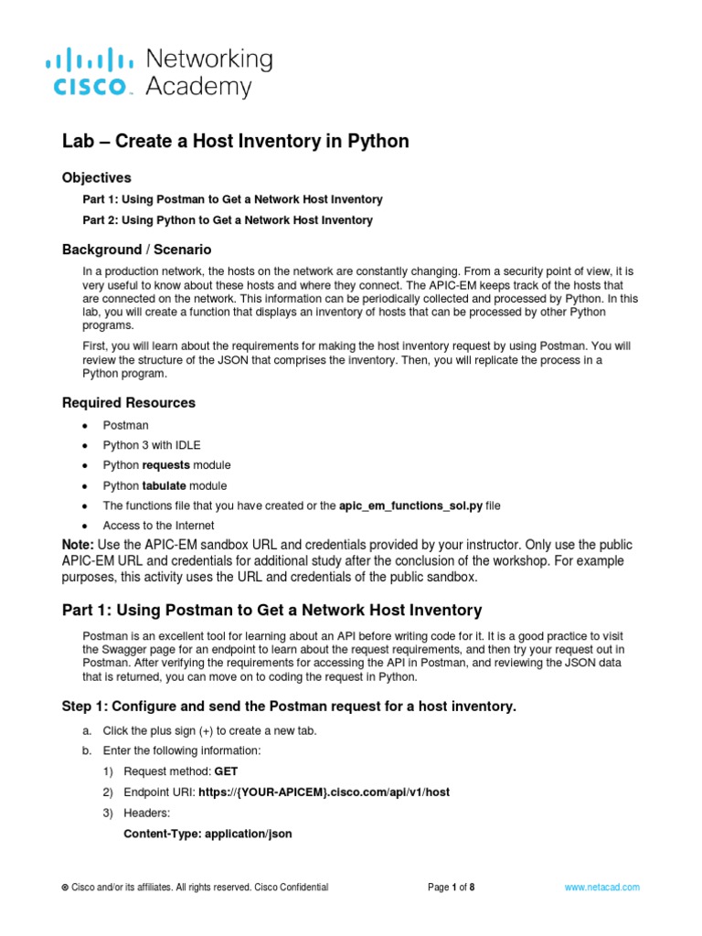 Host Inventory API in Python | PDF | Control Flow | Json