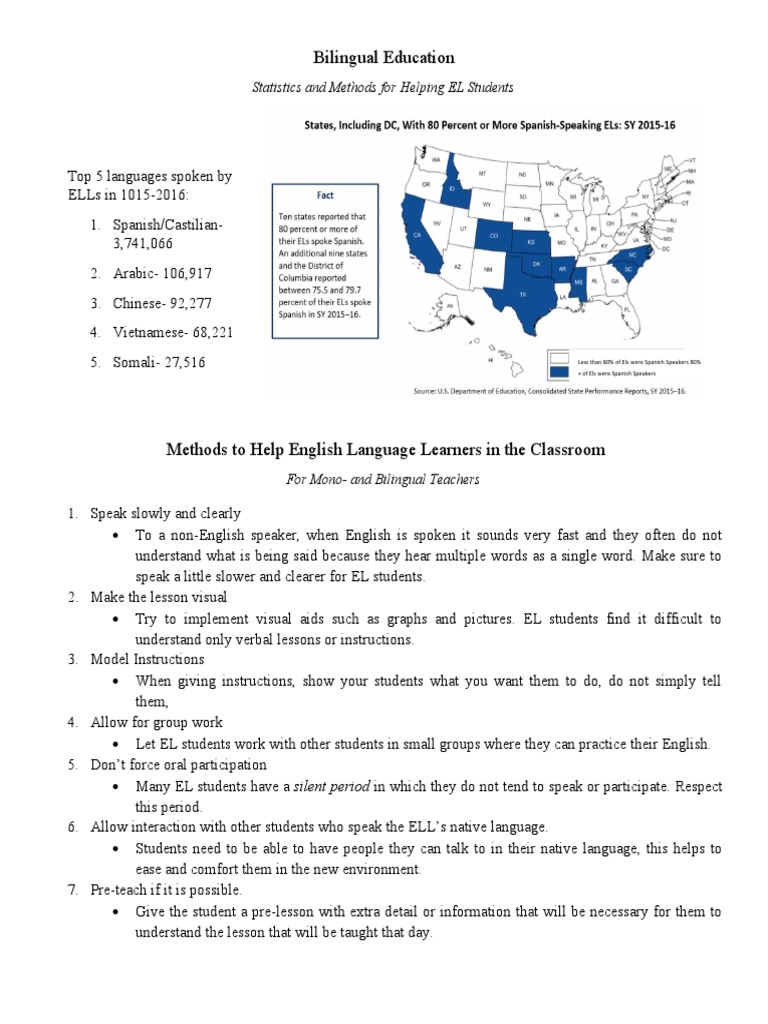 Bilingual Education Handout | PDF | Multilingualism | Semiotics