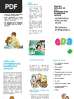 Tríptico - Eda | PDF | Heces | Diarrea