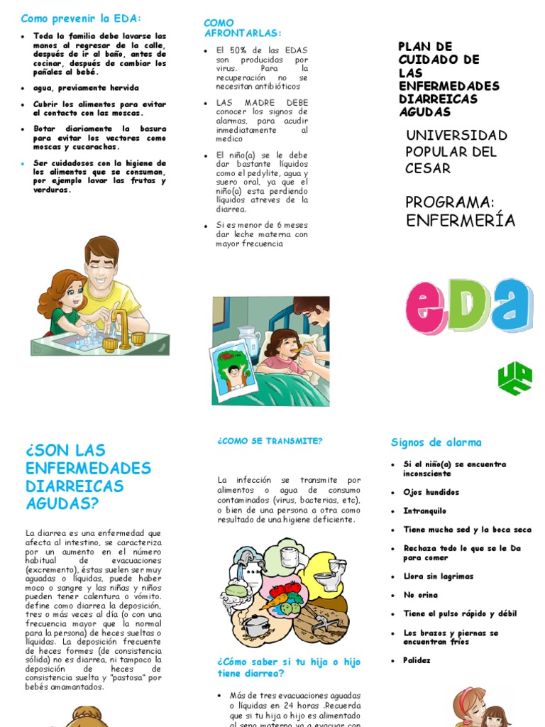 Folleto de EDA | PDF | Diarrea | Heces